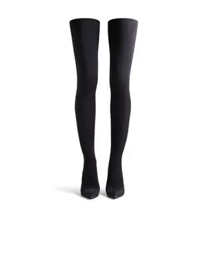 Balenciaga Hourglass 100mm Over-the-knee Boots