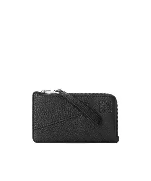Loewe Puzzle Coin Card Holder - Black