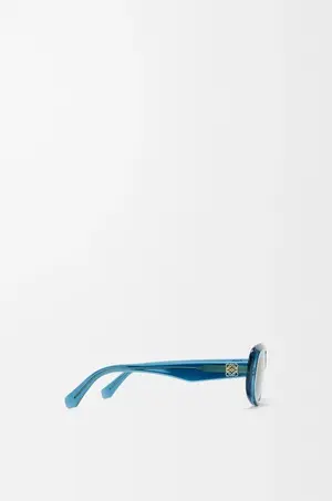 Loewe Mini Anagram Steps Rectangular Sunglasses