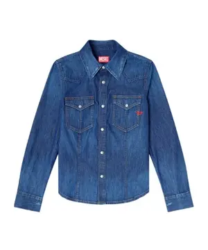 DIESEL® Western Style Denim Shirt