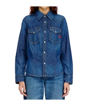 DIESEL® Western Style Denim Shirt