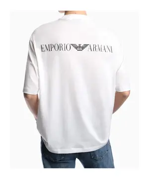 Emporio Armani Logo Printed Crewneck T-shirt
