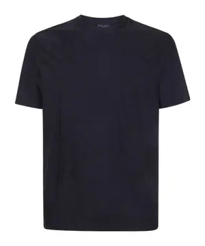 Emporio Armani Short-sleeve Crewneck T-shirt - Black