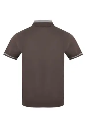 Emporio Armani Logo-detailed Short-sleeved Polo Shirt