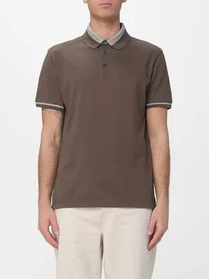 Emporio Armani Logo-detailed Short-sleeved Polo Shirt