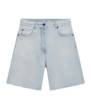 Prada Contrast Stitching Shorts For Women
