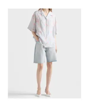 Prada Denim Bermudas