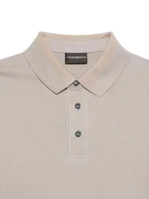Emporio Armani Logo-detailed Short-sleeved Polo Shirt