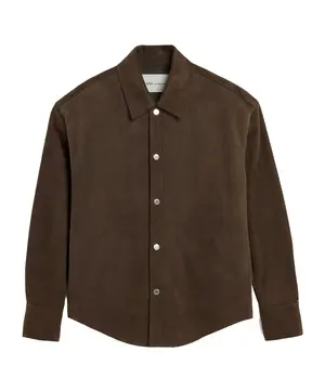 Ami Long Sleeve Shirt - Chocolate