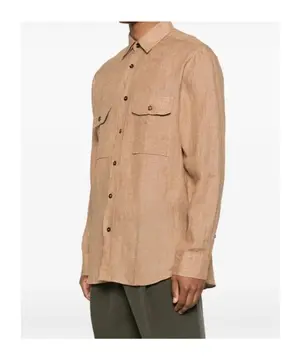 Brioni Long-sleeved Military Shirt