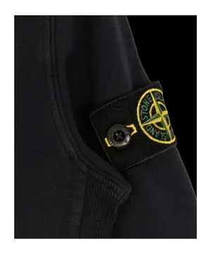 Stone Island Sweatshirt With A Detachable Patch On The Sleeve