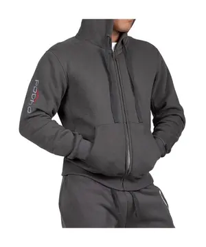 PODHIO Hooded Zip Sweatshirt - Black