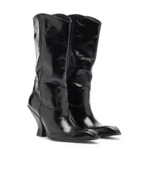 DIESEL® D-luffy Patent Leather Boots