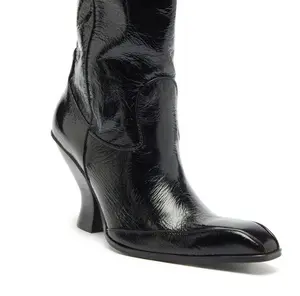 DIESEL® D-luffy Patent Leather Boots