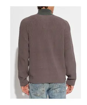 DIESEL® Long-sleeved Zip-up Cardigan