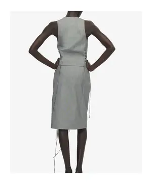 Alexander McQueen One-button V-neck Waistcoat