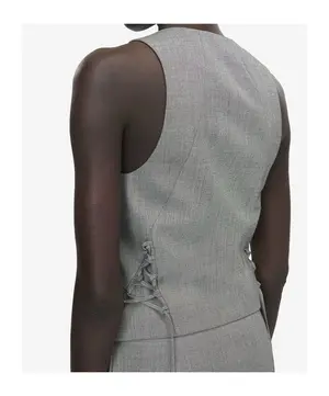Alexander McQueen One-button V-neck Waistcoat