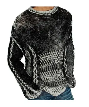 DIESEL® Oval D Cable-knit Sweater