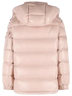 Moncler Maire Hooded Short Down Jacket - Pink