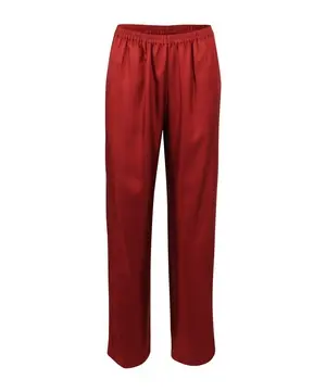 LOULOU STUDIO Elastic Waist Casual Pants - Red