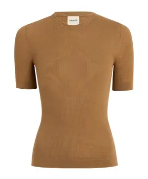 Khaite Celina Ribbed T-shirt