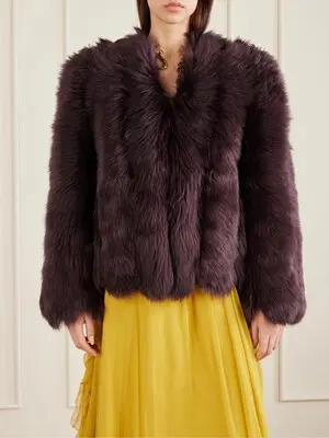 Chloé Oversized Shearling Short Coat