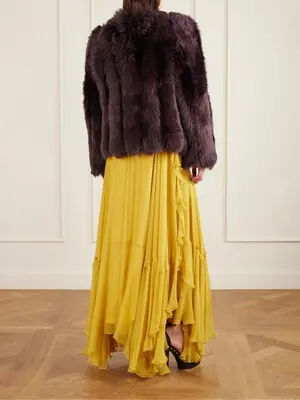 Chloé Oversized Shearling Short Coat