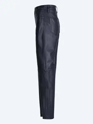 FRAME Leather Pants With Belt Loops