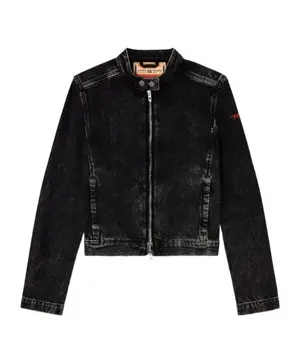 DIESEL® De Mornin Fitted Denim Jacket - Black