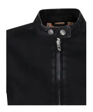 DIESEL® De Mornin Fitted Denim Jacket - Black
