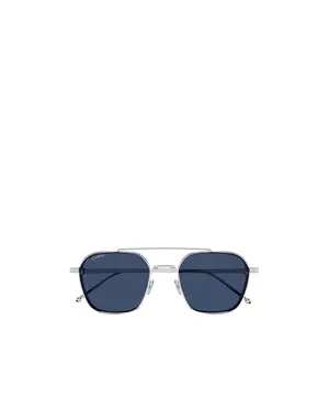 Cartier Logo Sunglasses - Silver-blue