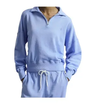 Polo Ralph Lauren Embroidered Pony Quarter-zip Sweatshirt