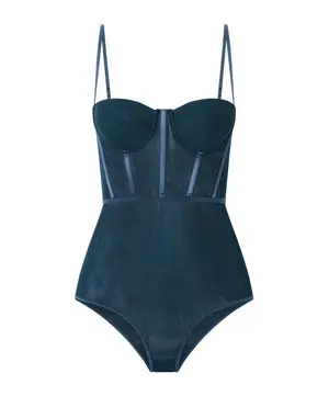 Zimmermann Rebellion Bodysuit - Blue