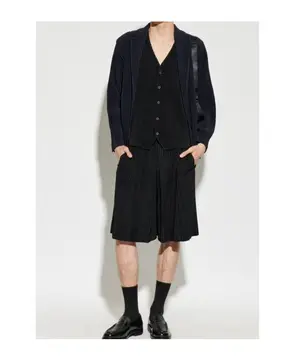 Issey Miyake Homme Plissé Pleated Notched Lapel Blazer