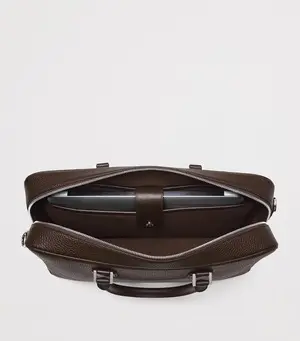 ASPINAL OF LONDON Leather Mount Street Briefcase Bag