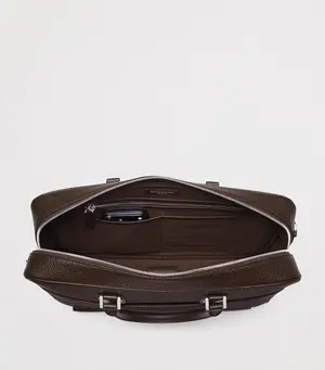 ASPINAL OF LONDON Leather Mount Street Briefcase Bag