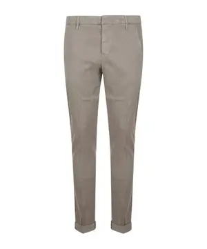 DONDUP Button Detailed Slim Cut Trousers