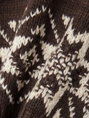 Polo Ralph Lauren Fair Isle Pattern V-neck Sweater