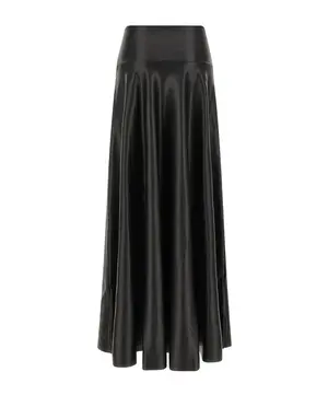 Norma Kamali Flared Maxi Skirt