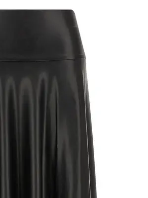 Norma Kamali Flared Maxi Skirt