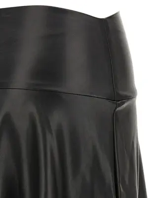 Norma Kamali Flared Maxi Skirt