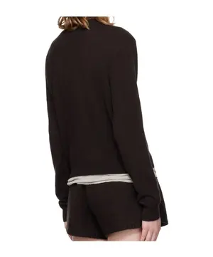 LISA YANG Wilona Cashmere Cardigan - Brown