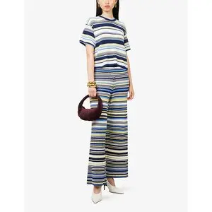 Simkhai Tenley Graphic-pattern Cotton-blend Top