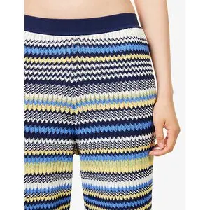Simkhai Farrah Graphic-pattern Woven Trousers