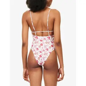 Seafolly Summer Chintz V-neck Swimsuit