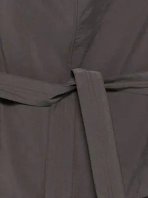 ALYSI Belted Draped-neck Top