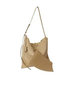 Polo Ralph Lauren Debossed Suede Shoulder Bag