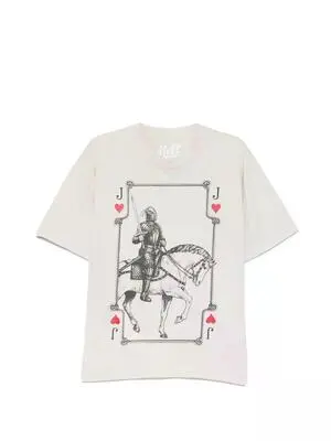 MELT Cotton Printed T-shirt - Neutrals