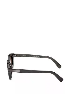 Zegna Round Frame Sunglasses
