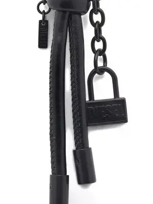 DIESEL® Knotted Padlock Keyring